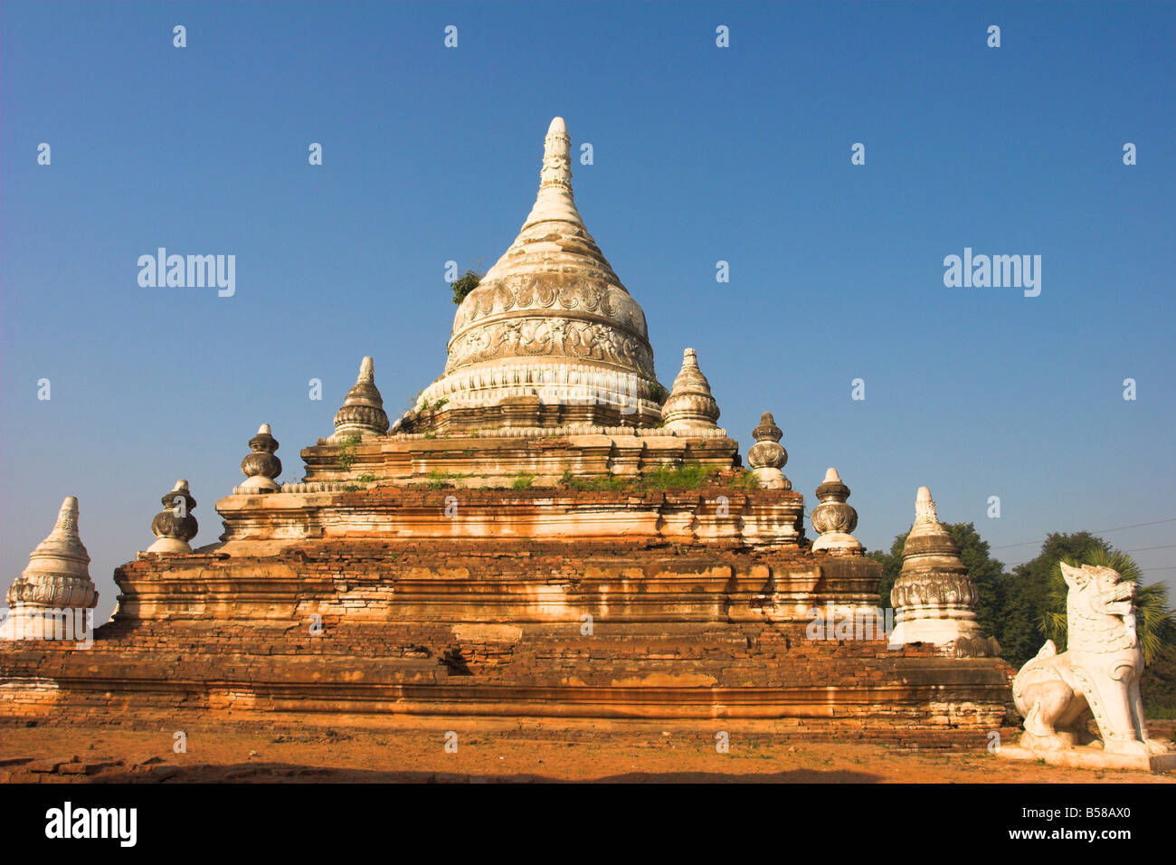Ancient temple Sagaing Hill Sagaing near Mandalay Myanmar Burma Asia ...