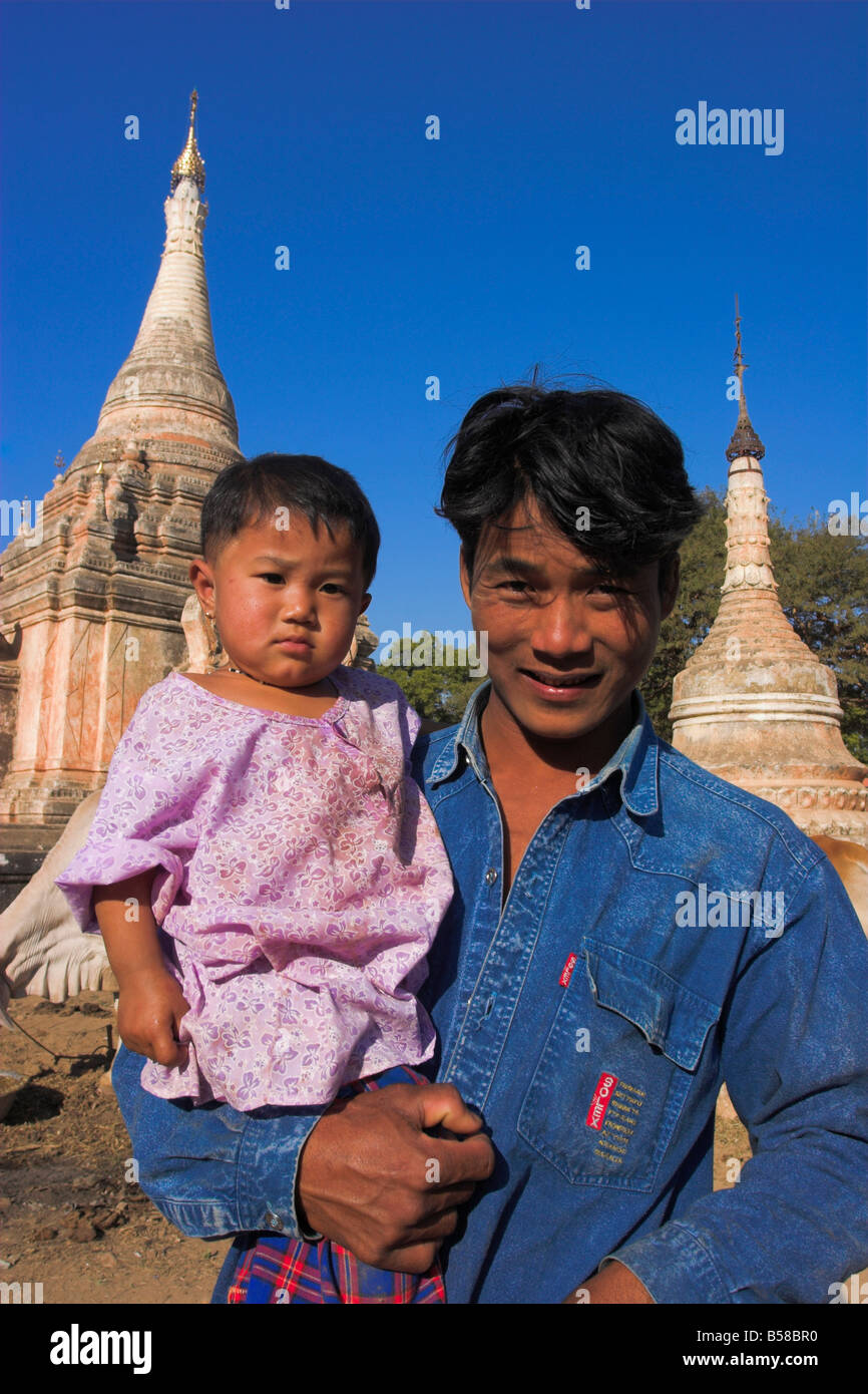 Myanmar Father And Daughter High Resolution Stock Photography and ...
