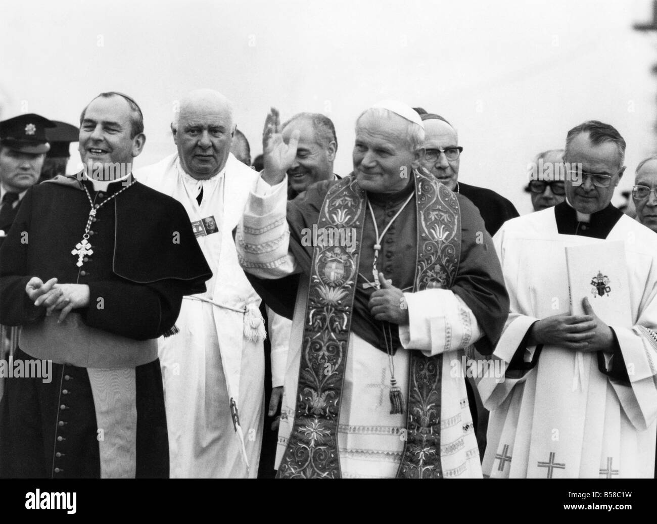 1980s pope visit hi-res stock photography and images - Alamy