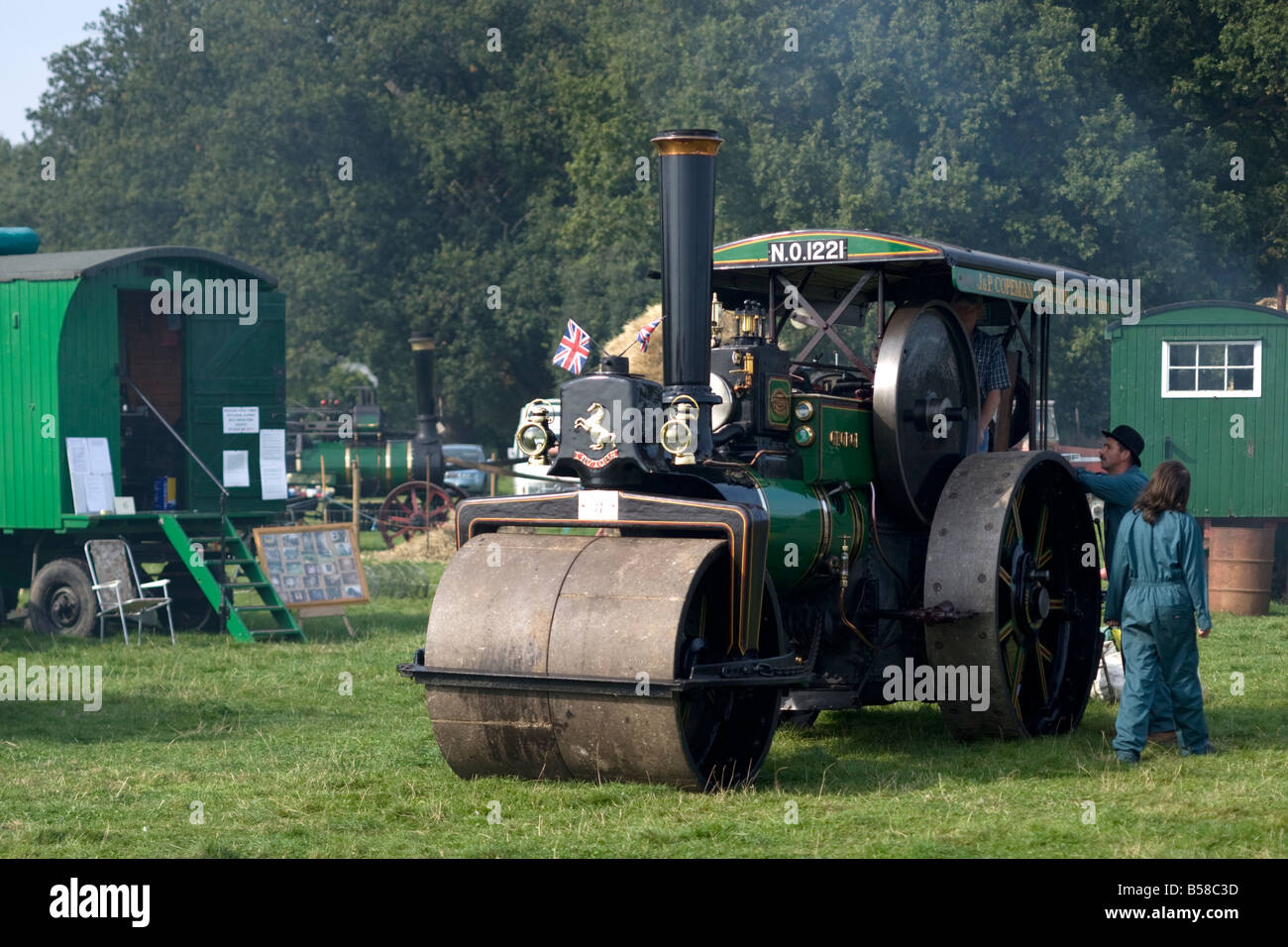 Steam roller rollers hi-res stock photography and images - Alamy