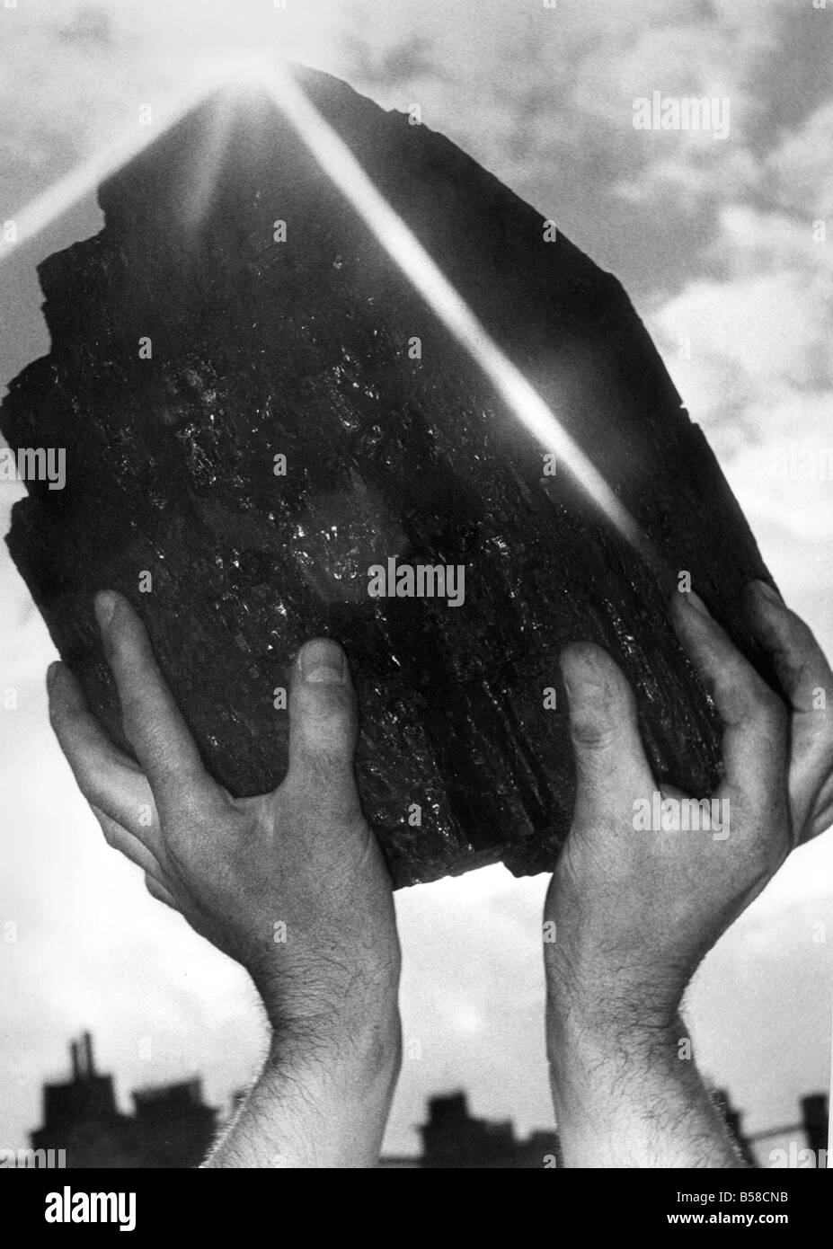 A large lump of coal Stock Photo - Alamy