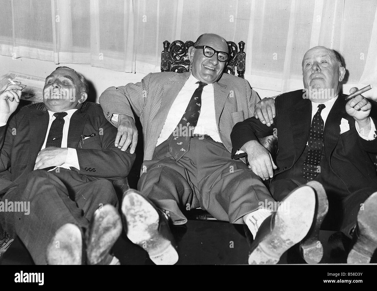 The Crazy Gang variety act with L to R Teddy Knox Bud Flanagan and ...