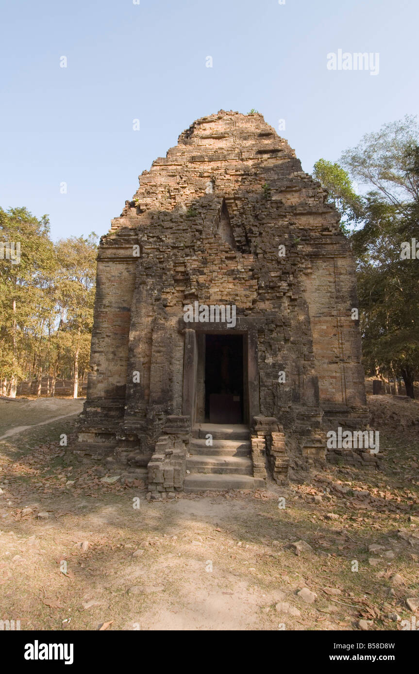 Temples in the ancient pre Angkor capital of Chenla, Cambodia ...