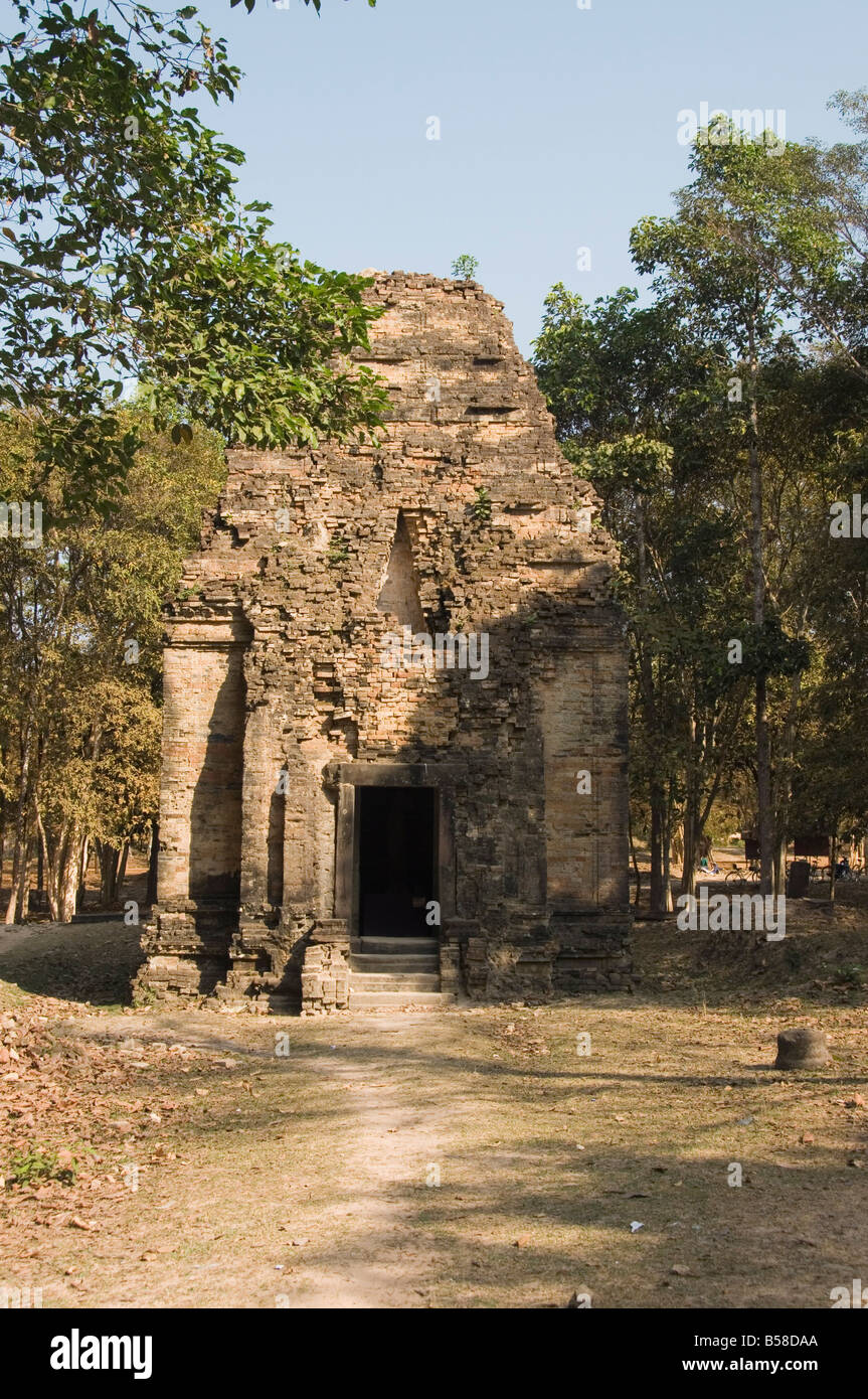 Temples in the ancient pre Angkor capital of Chenla, Cambodia ...