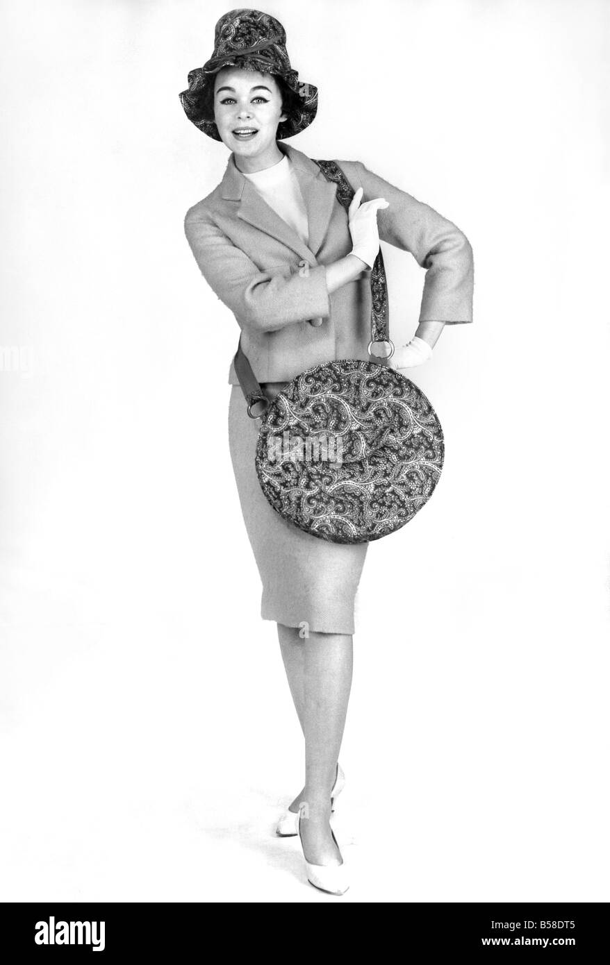 Reveille Fashions: Jackie Jackson modelling matching paisley pattern ...