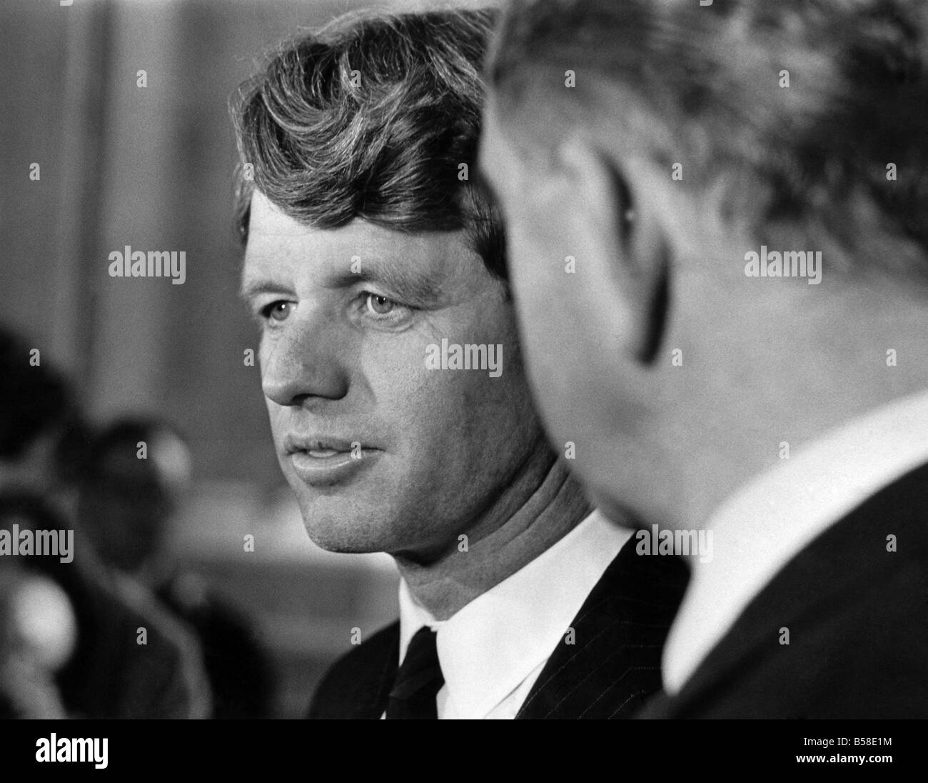 U.S. Senator Robert Kennedy with Commonwealth Secretary Mr. Herbert ...