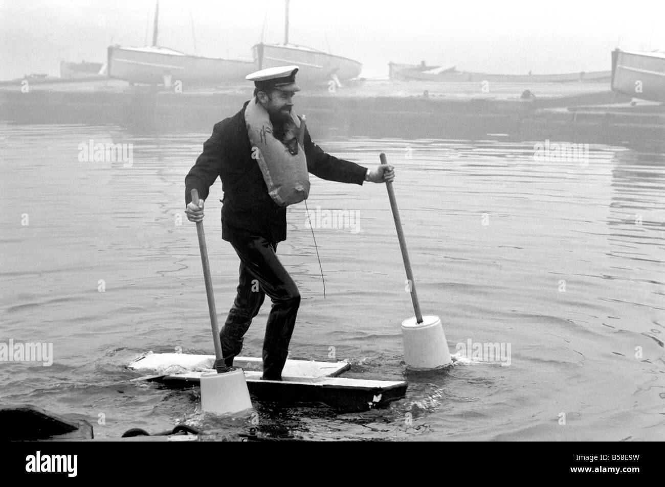 Petty officer Alan Hogarth on skis. Petty officer Alan Hogarth 33 ...