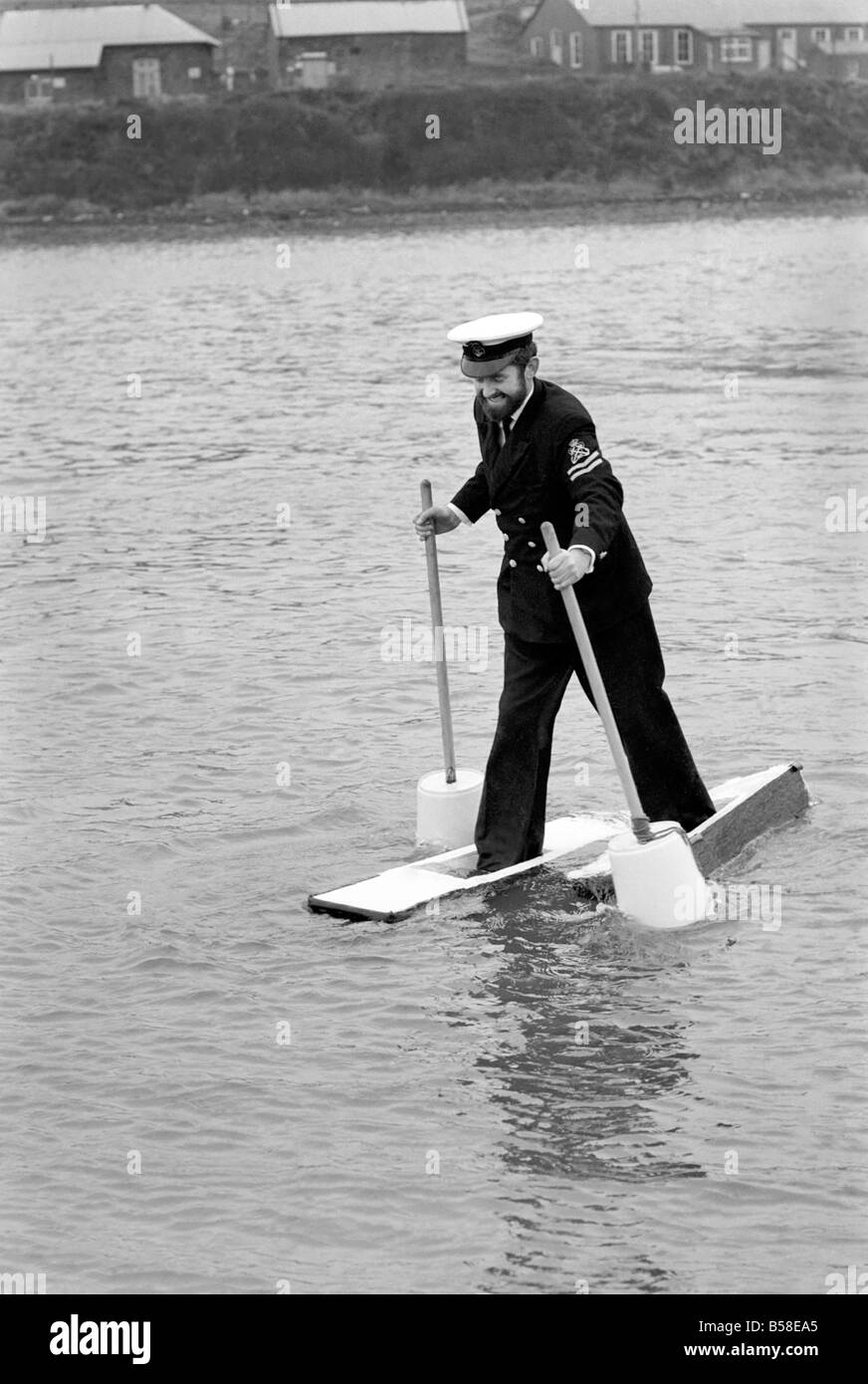 Petty officer Alan Hogarth on skis. Petty officer Alan Hogarth 33 ...