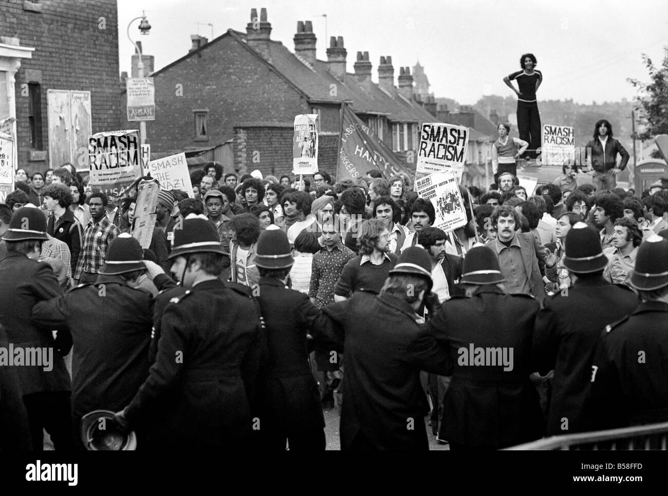 The Birmingham Riots. August 1977 77-04392-006 Stock Photo - Alamy