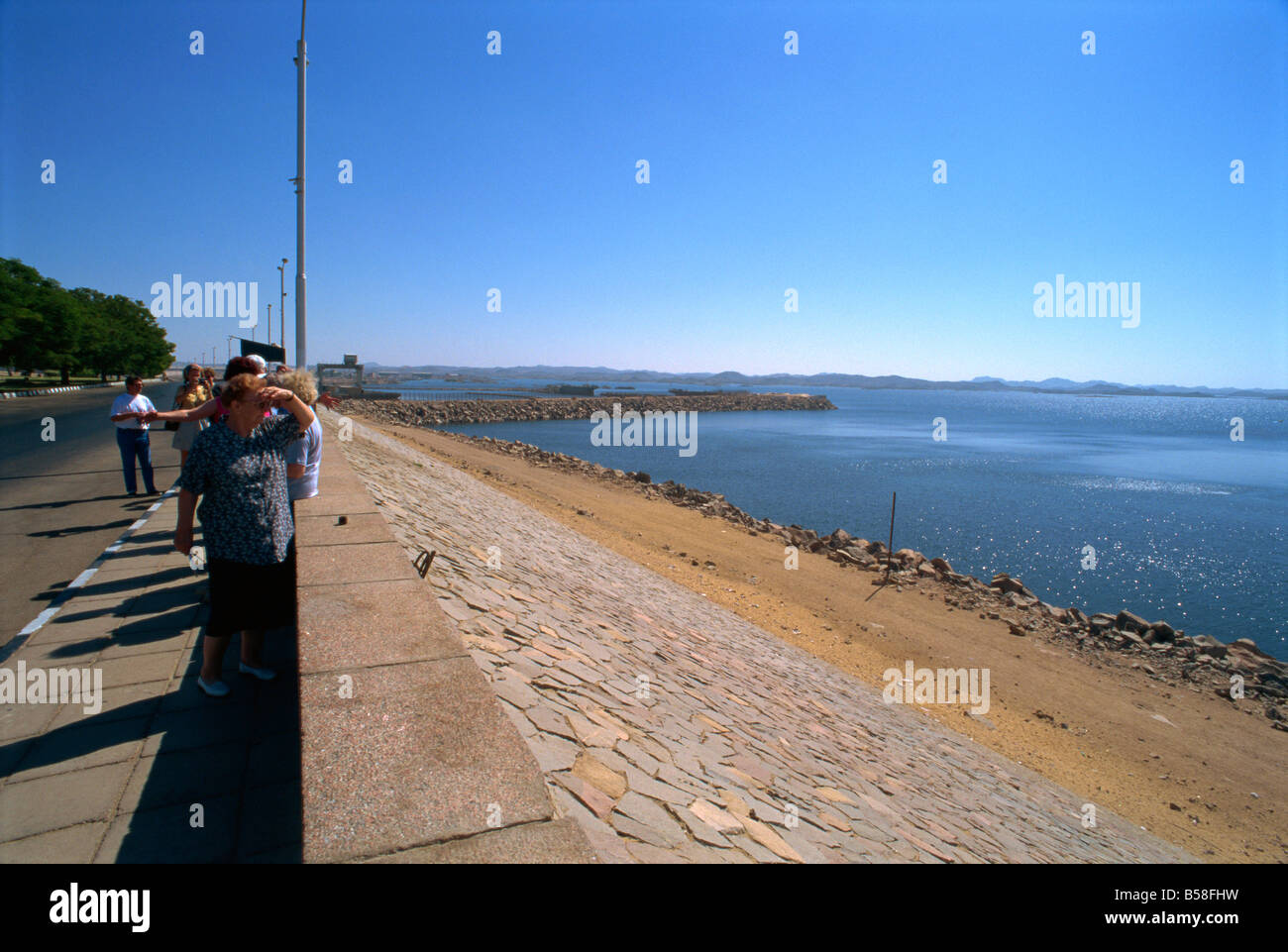 Aswan High Dam Aswan Egypt North Africa Africa Stock Photo - Alamy