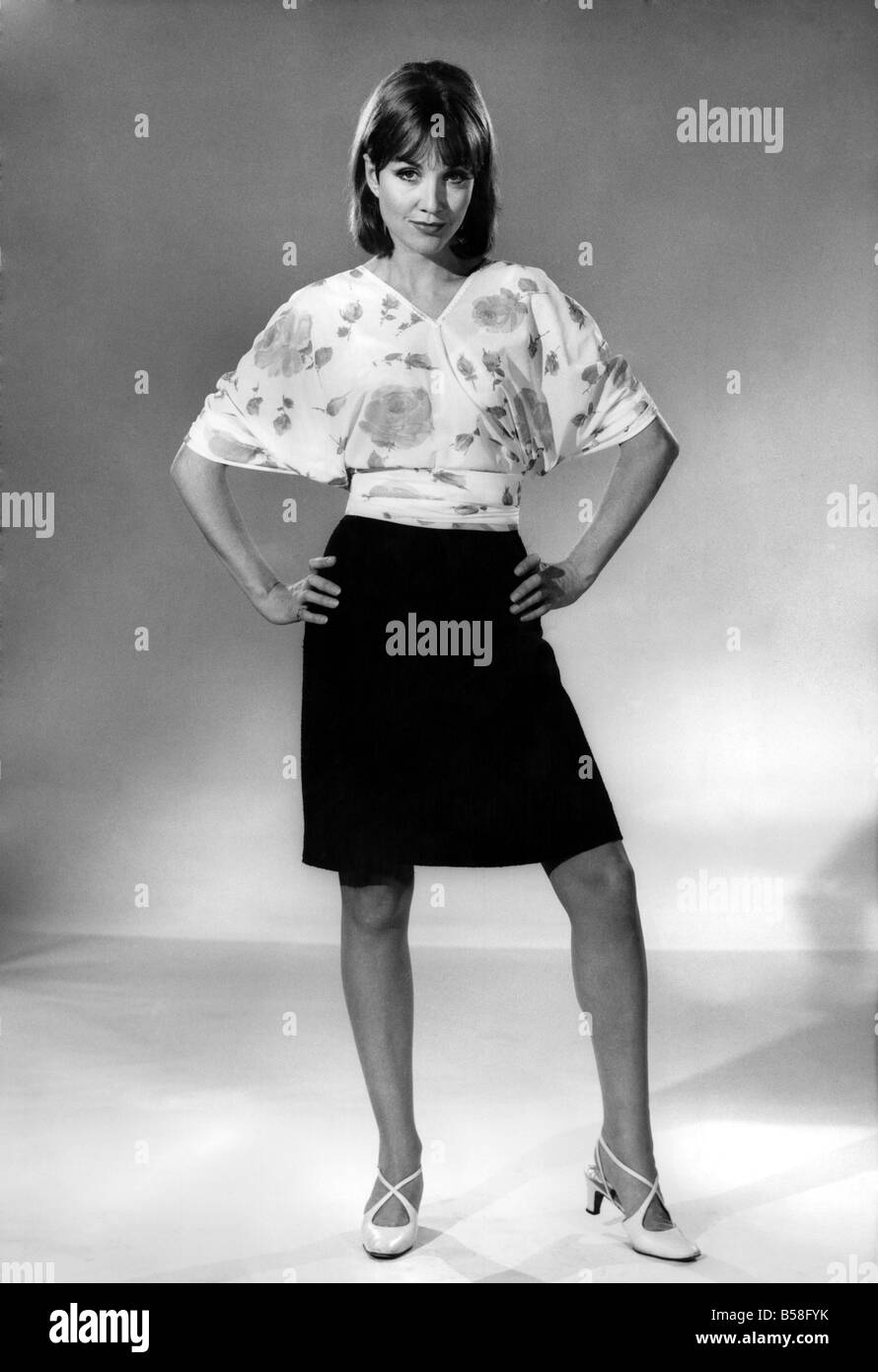 Reveille fashion. Anne Powell. October 1966 P006649 Stock Photo - Alamy
