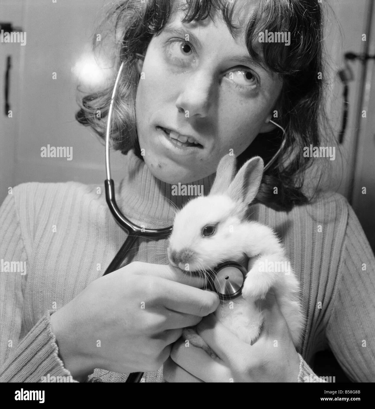 Animal: Cute: Bunny: It was a moment of tender wonderment, when a child ...