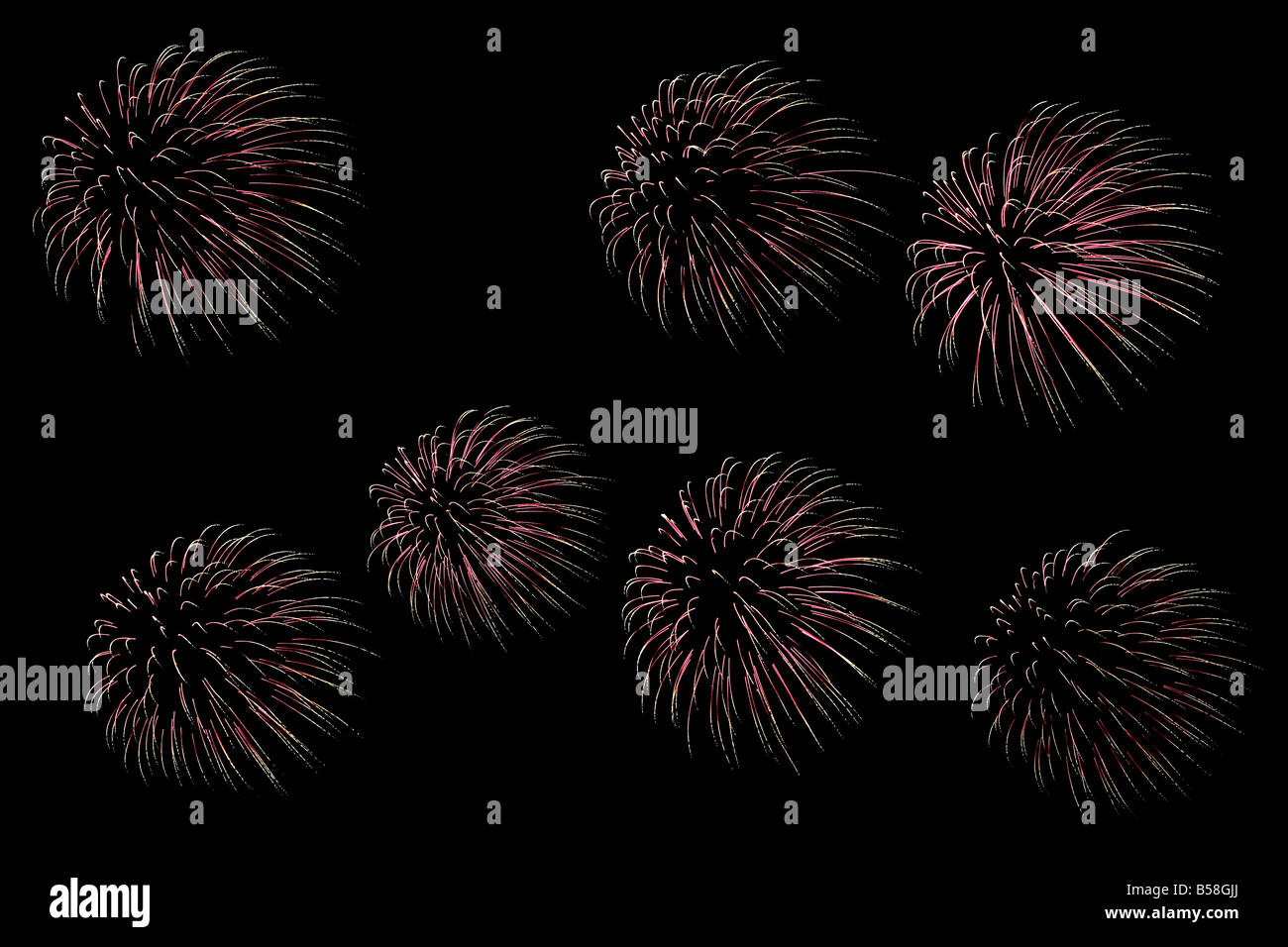 Lots of fireworks hi-res stock photography and images - Alamy