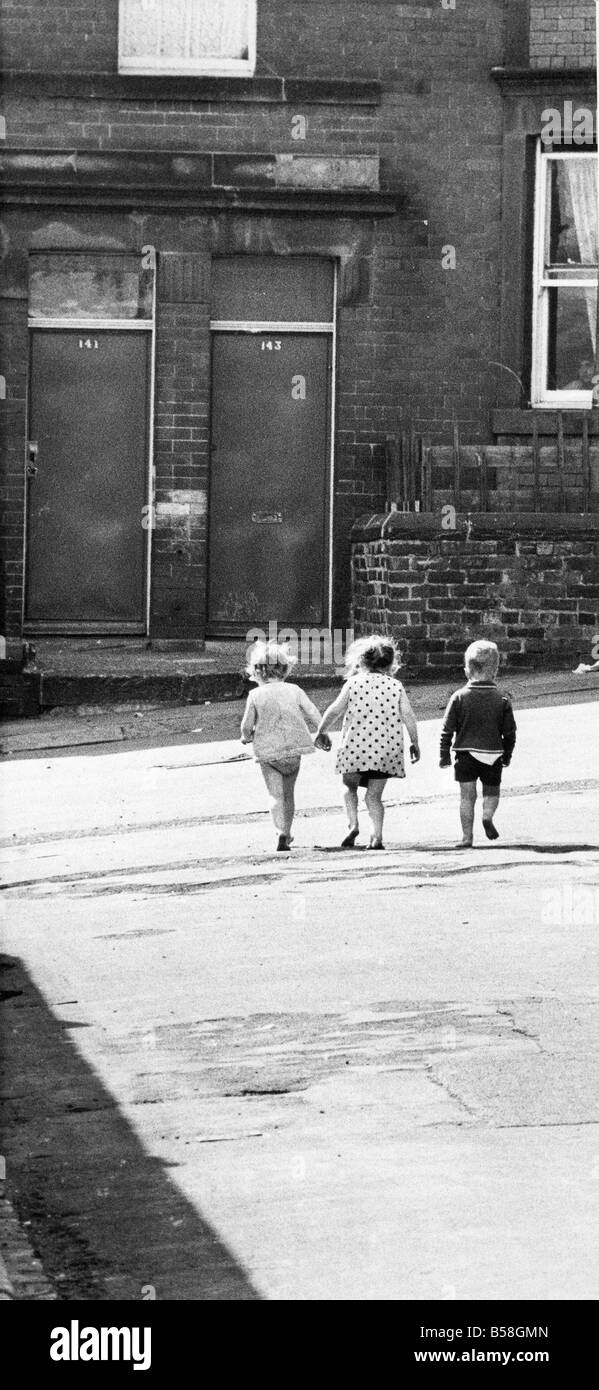 Derelict housing in an area of Newcastle An adventure to Children ...