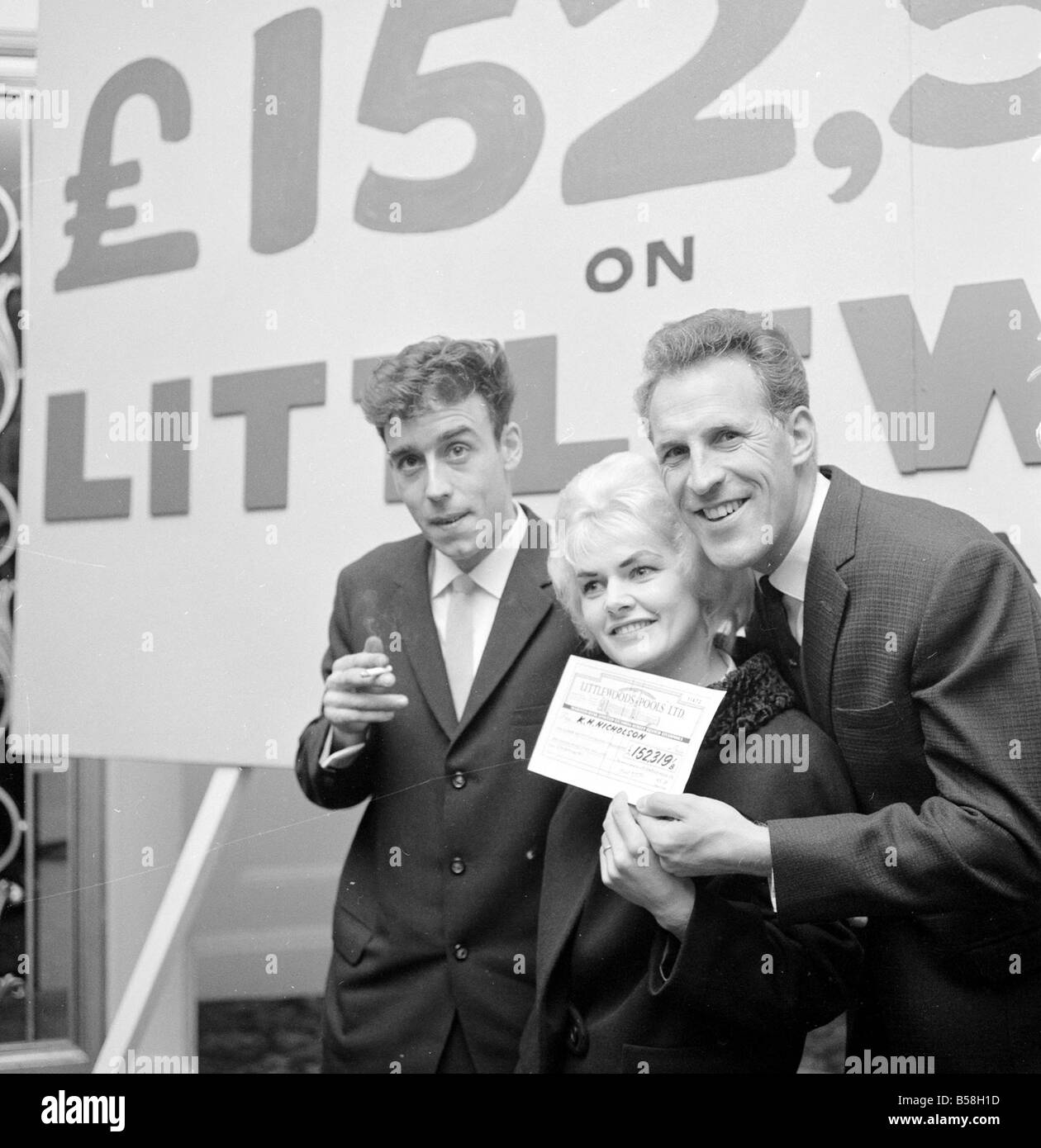 Pools winner Vivienne Nicholson and husband Keith Howard Nicholson ...