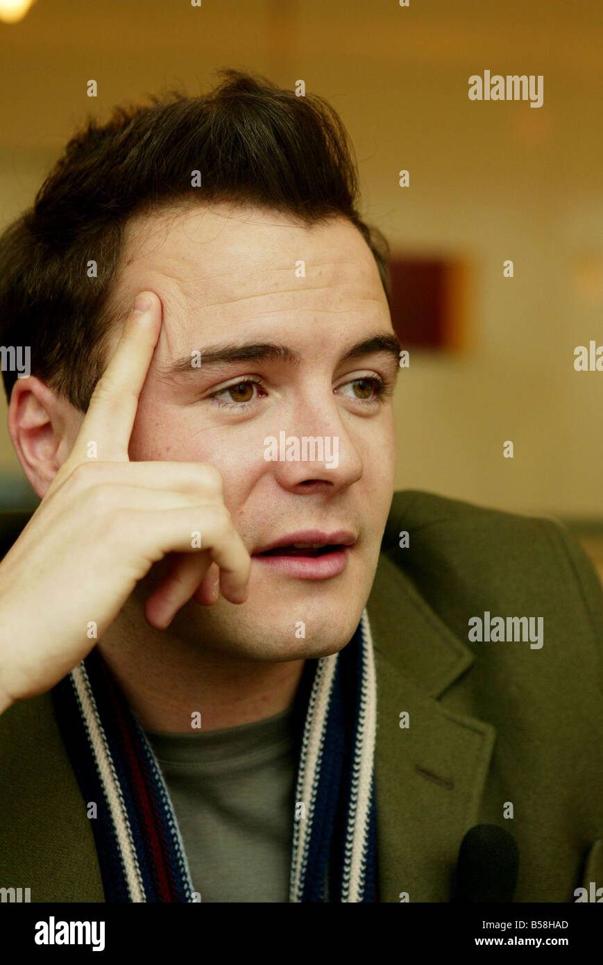 Westlife singer Shane Filan pictured in London December 2004 Stock ...