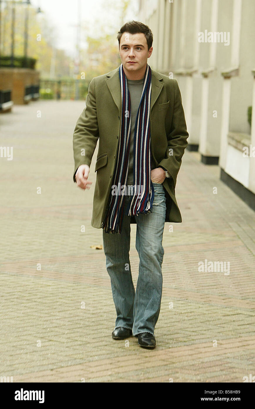 Westlife singer Shane Filan pictured in London December 2004 Stock ...