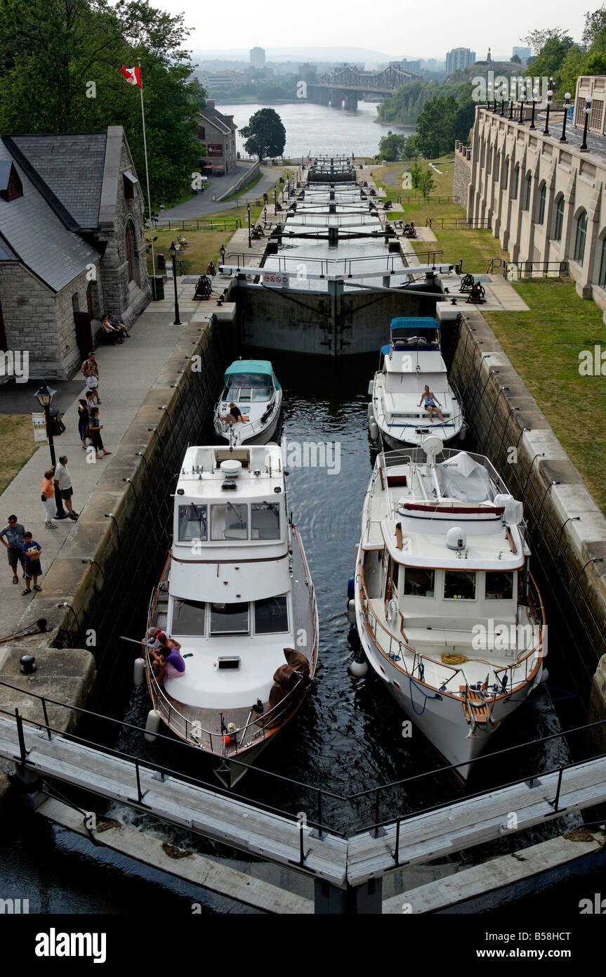 The Rideau Canal, UNESCO World Heritage Site, City of Ottawa, Ontario ...