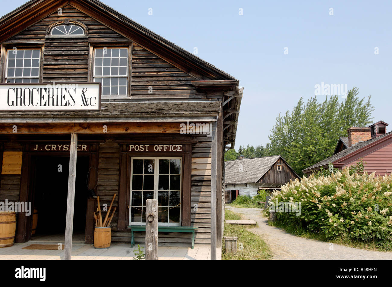 Grocery store, Upper Canada Village, an 1860s village, Heritage Park ...