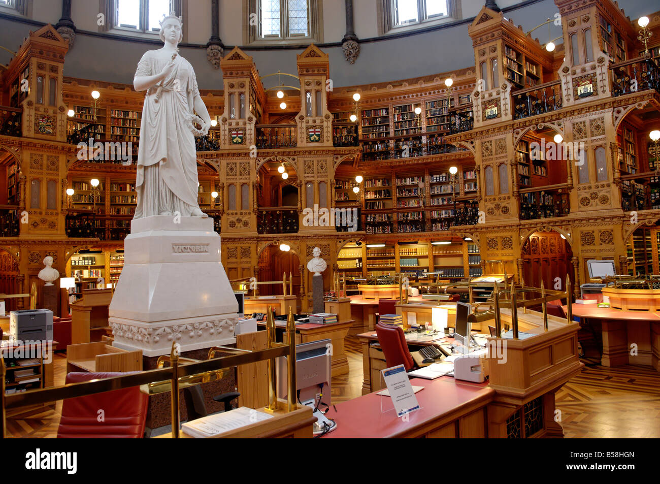 The Library of Parliament, Parliament Hill, Ottawa, Ontario Province ...