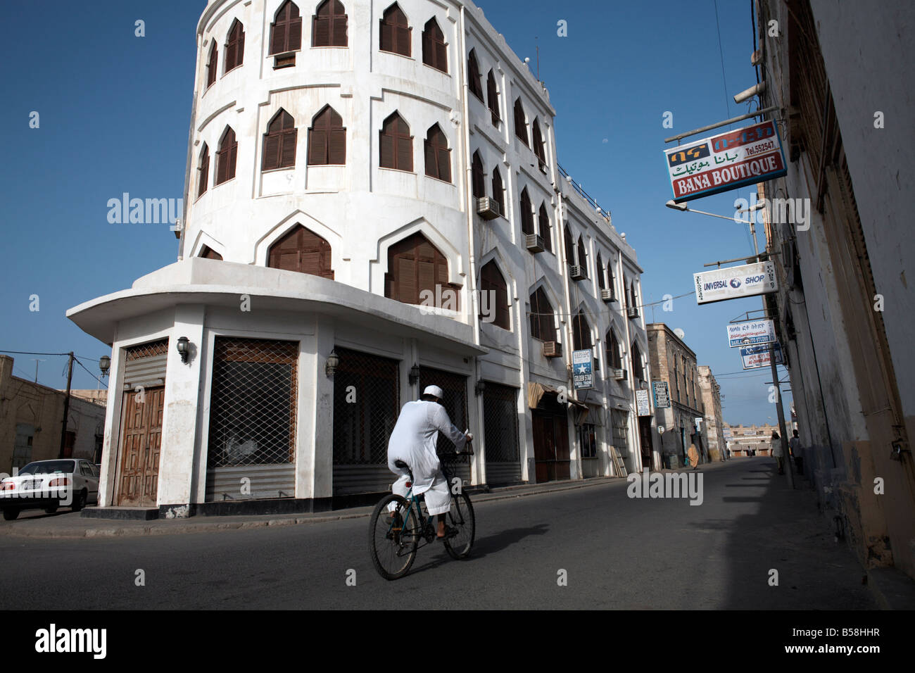 The port town of Massawa on the Red Sea, Eritrea, Africa Stock Photo ...