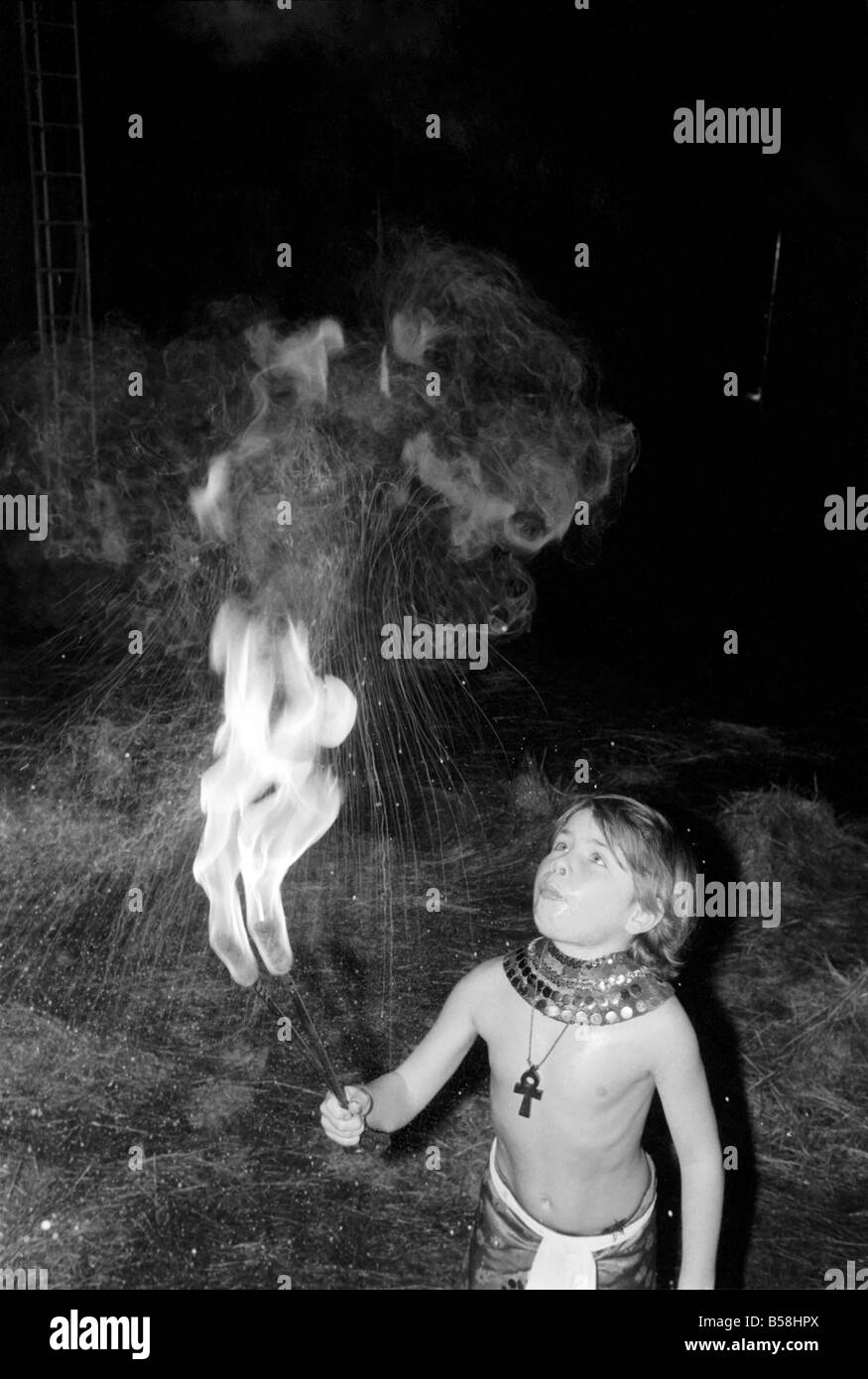 Flame spitting Black and White Stock Photos & Images - Alamy