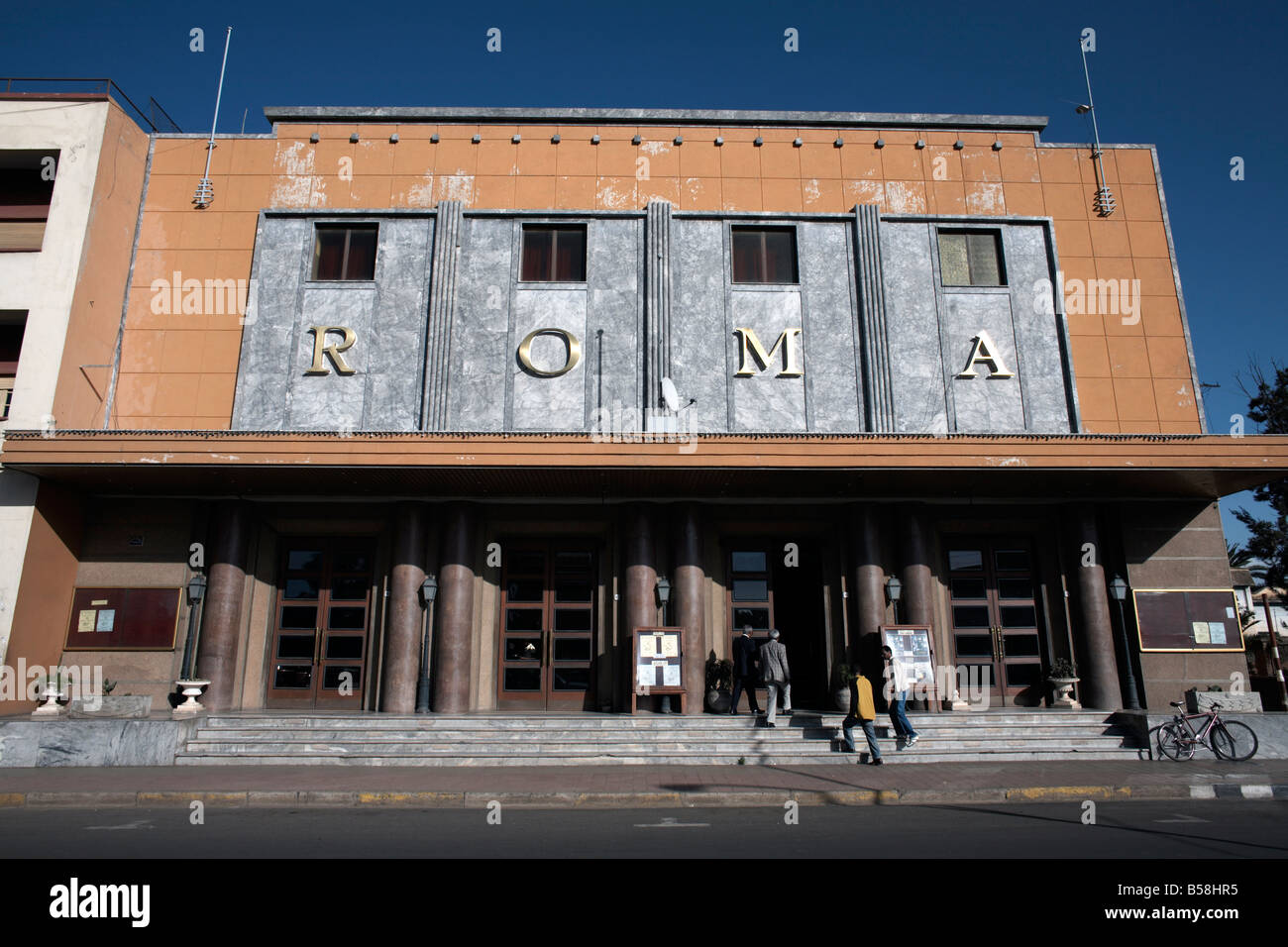 The Roma Cinema, an example of Italian architecture, Asmara, Eritrea ...
