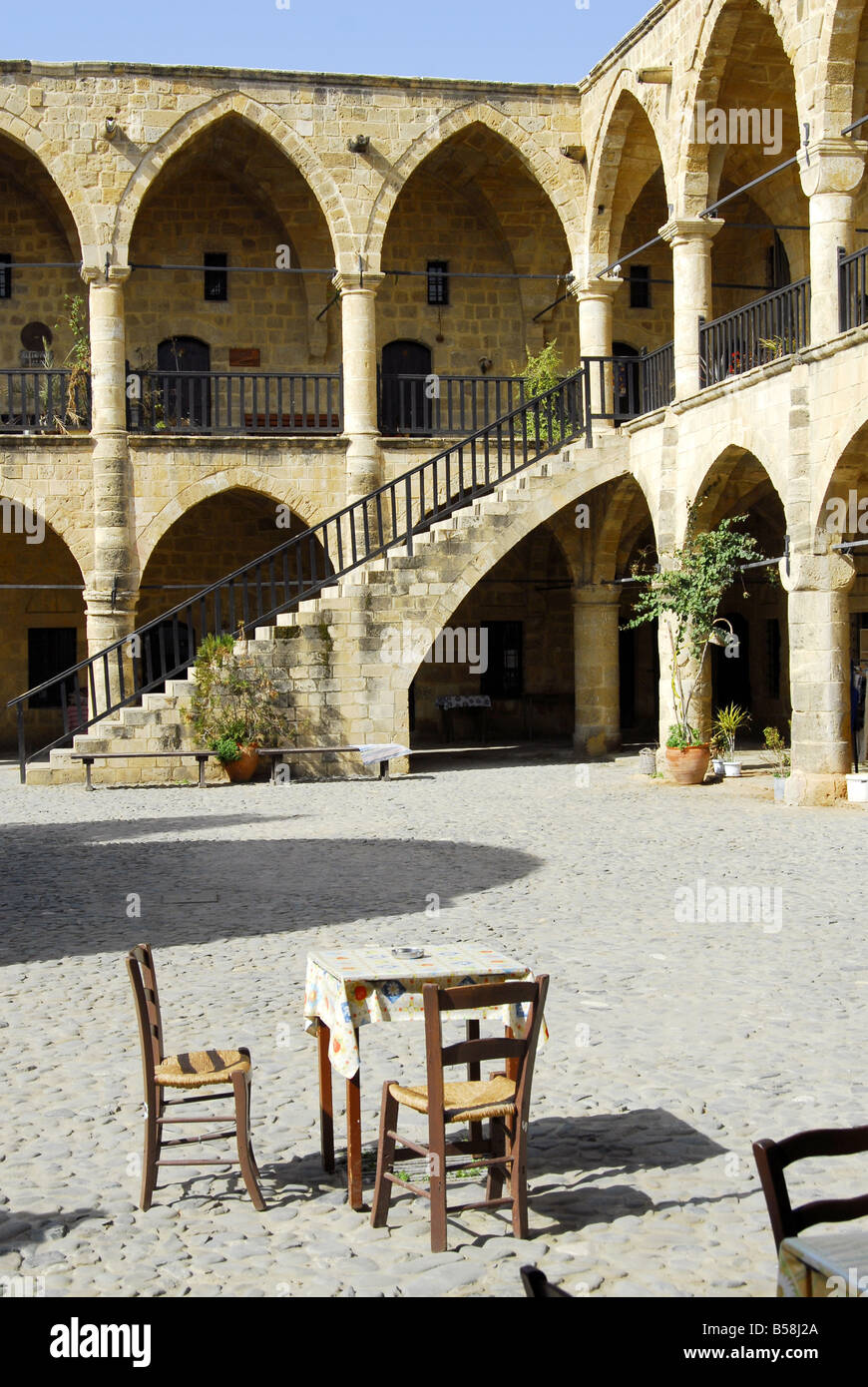 Restored building in Cyprus Stock Photo - Alamy