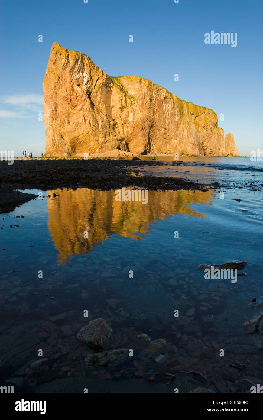 Perce, Gaspe peninsula, province of Quebec, Canada, North America Stock ...