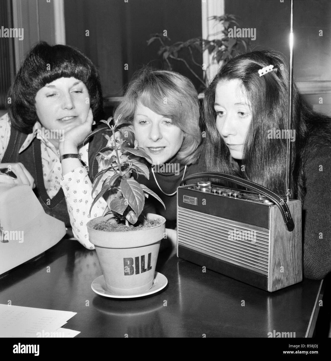 Unusual: Humour: Still Life: Radio and plant. March 1975 75-01581-001 ...