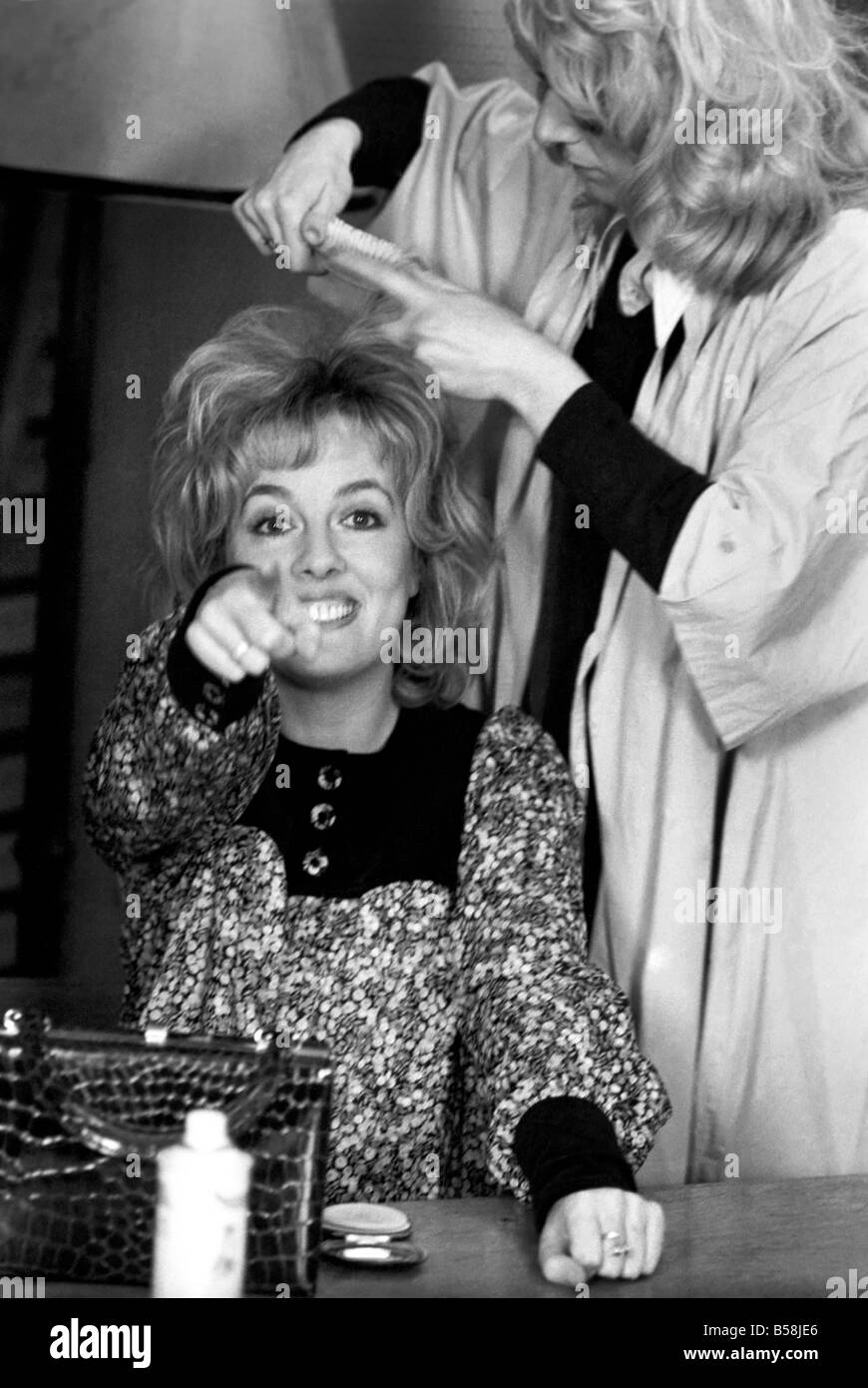 That's life. Returns to B.B.C. 1. Esther Rantzen is prepared by a make ...