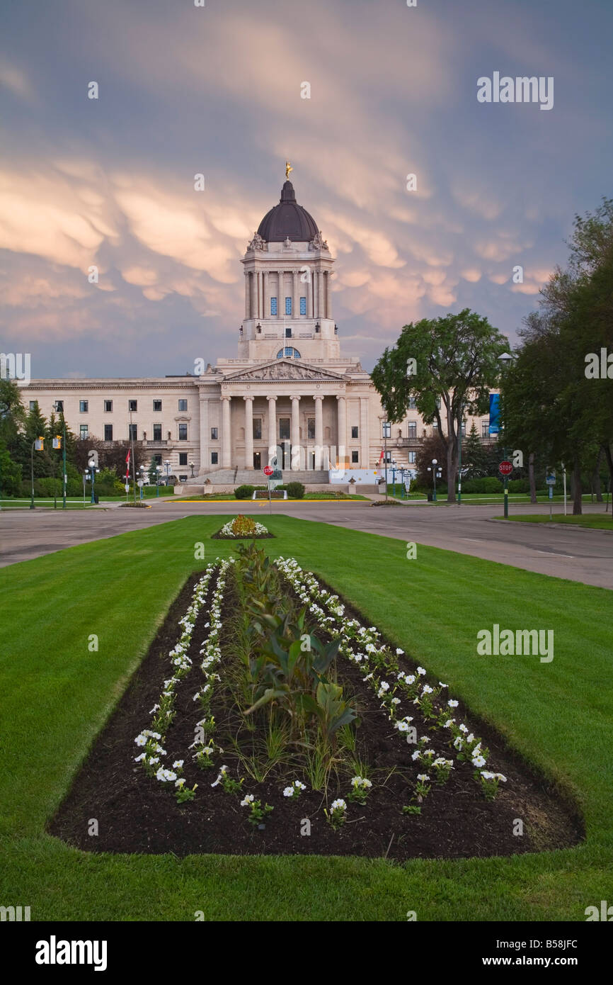 Legislative Building, Winnipeg, Manitoba, Canada, North America Stock ...