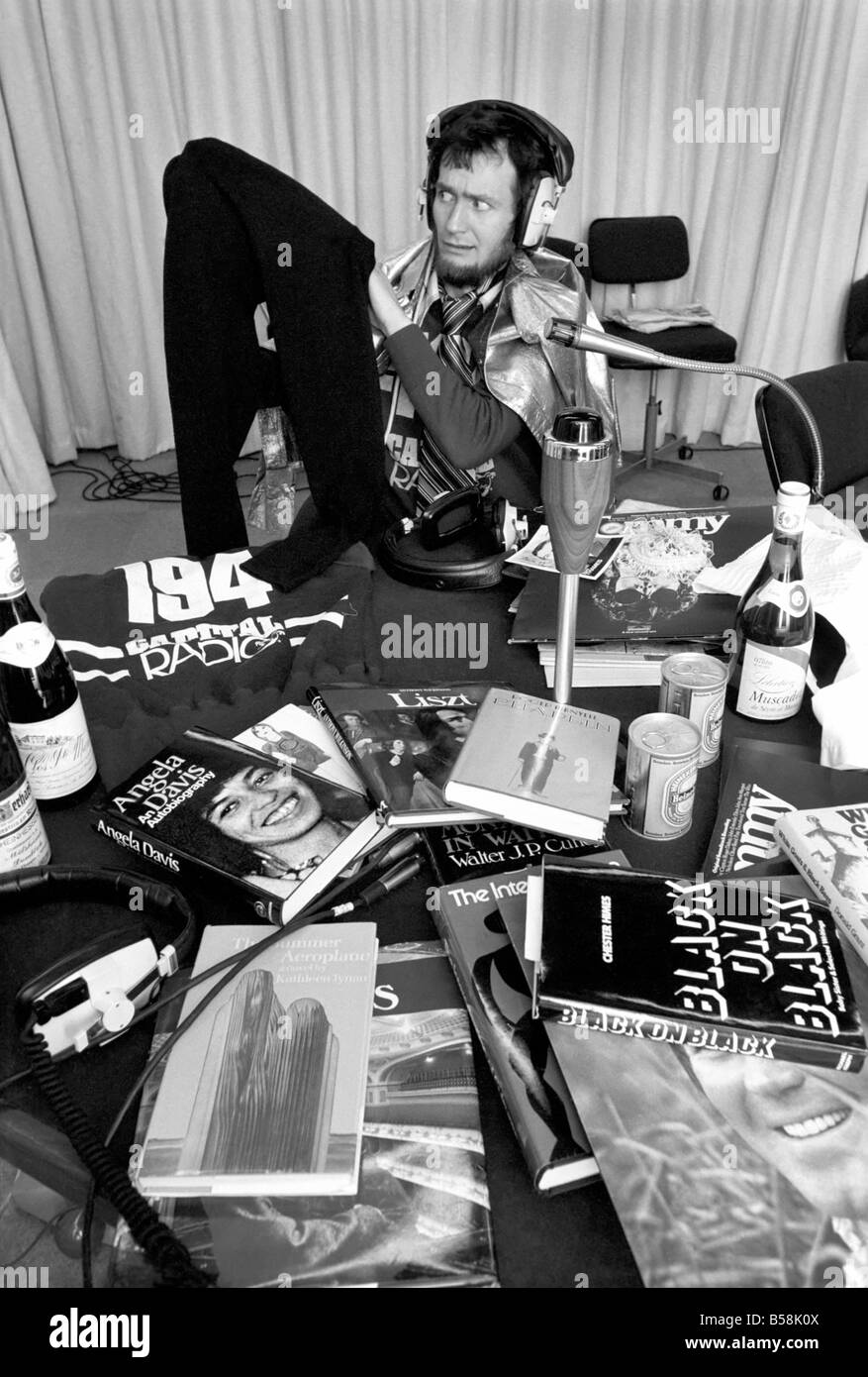 Kenny Everett and girl Jenny Stevens. March 1975 75-01674-002 Stock ...