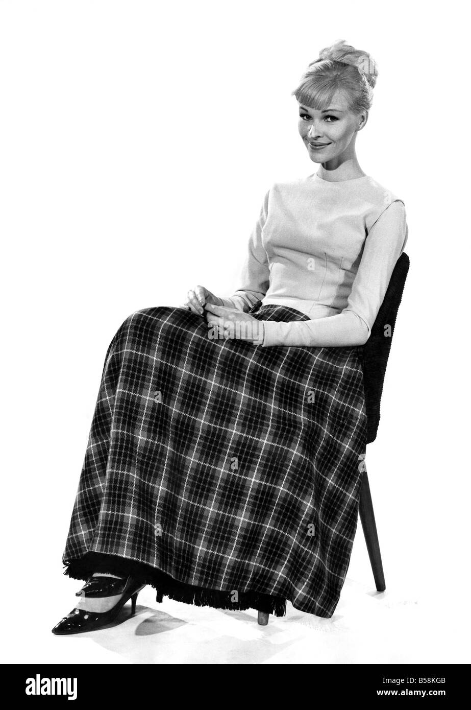 Clothing Fashion 1963: Jo Waring. October 1963 P007652 Stock Photo - Alamy