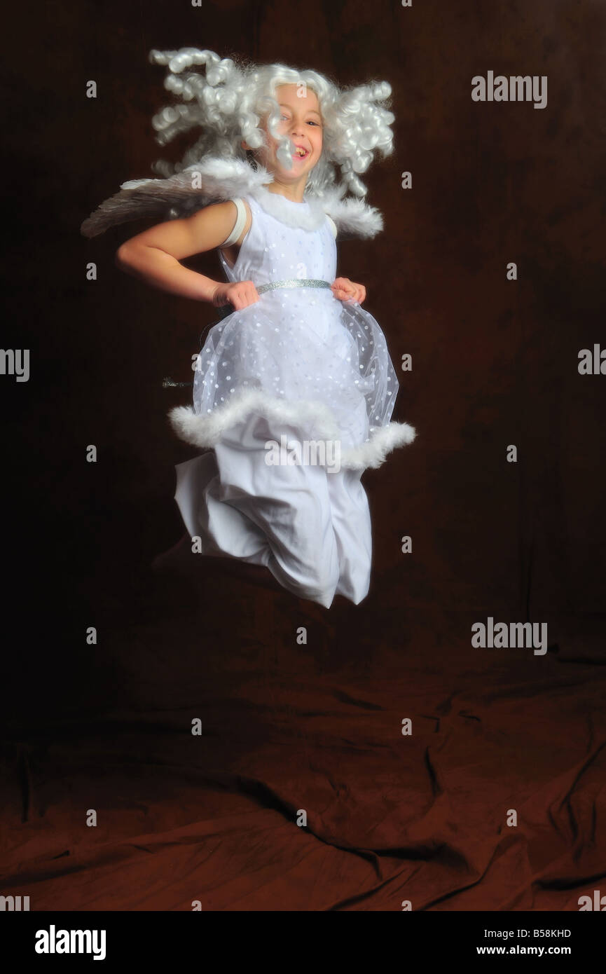 Christmas angel fly Stock Photo - Alamy