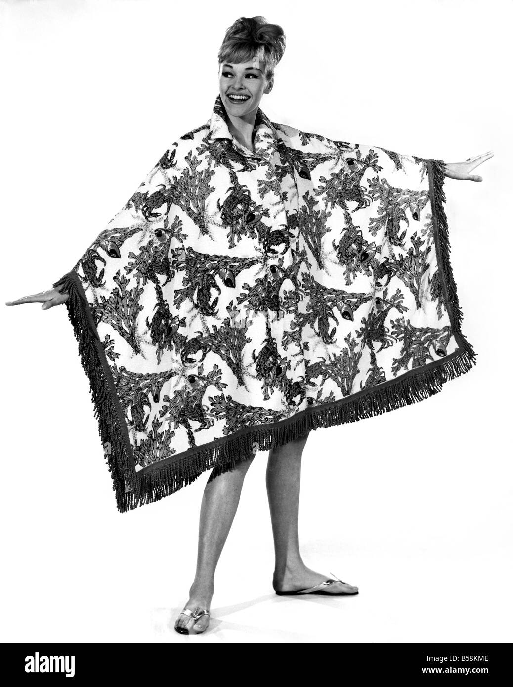 Reveille Fashions 1963: Jo Waring. July 1963 P007702 Stock Photo - Alamy