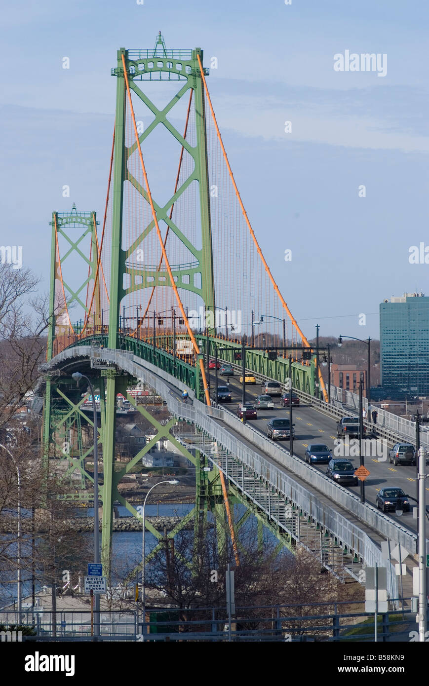 MacDonald Bridge, Halifax-Dartmouth, Nova Scotia, Canada, North America ...