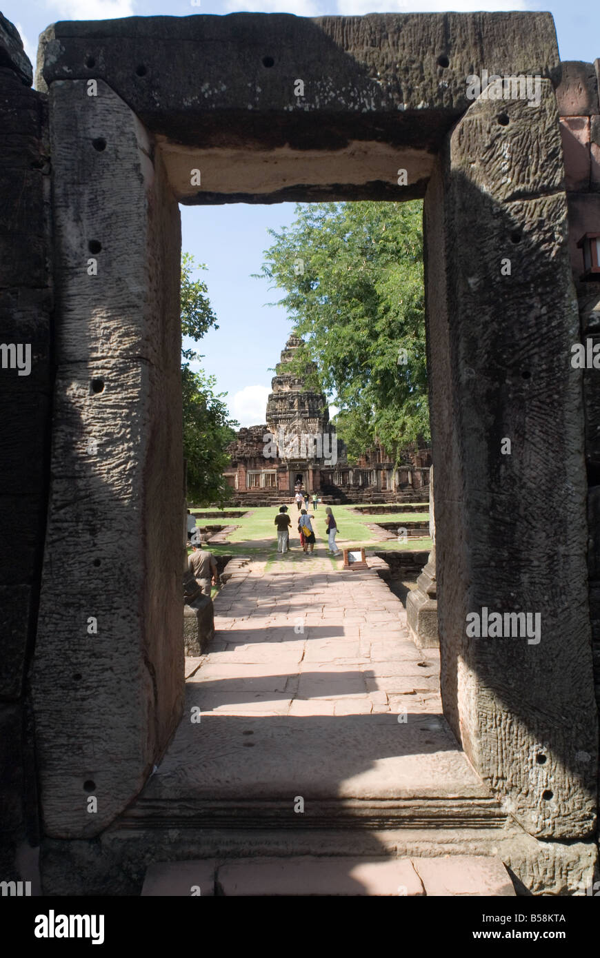 Phimai Angkorian period Khmer temple. Khorat Thailand Stock Photo - Alamy
