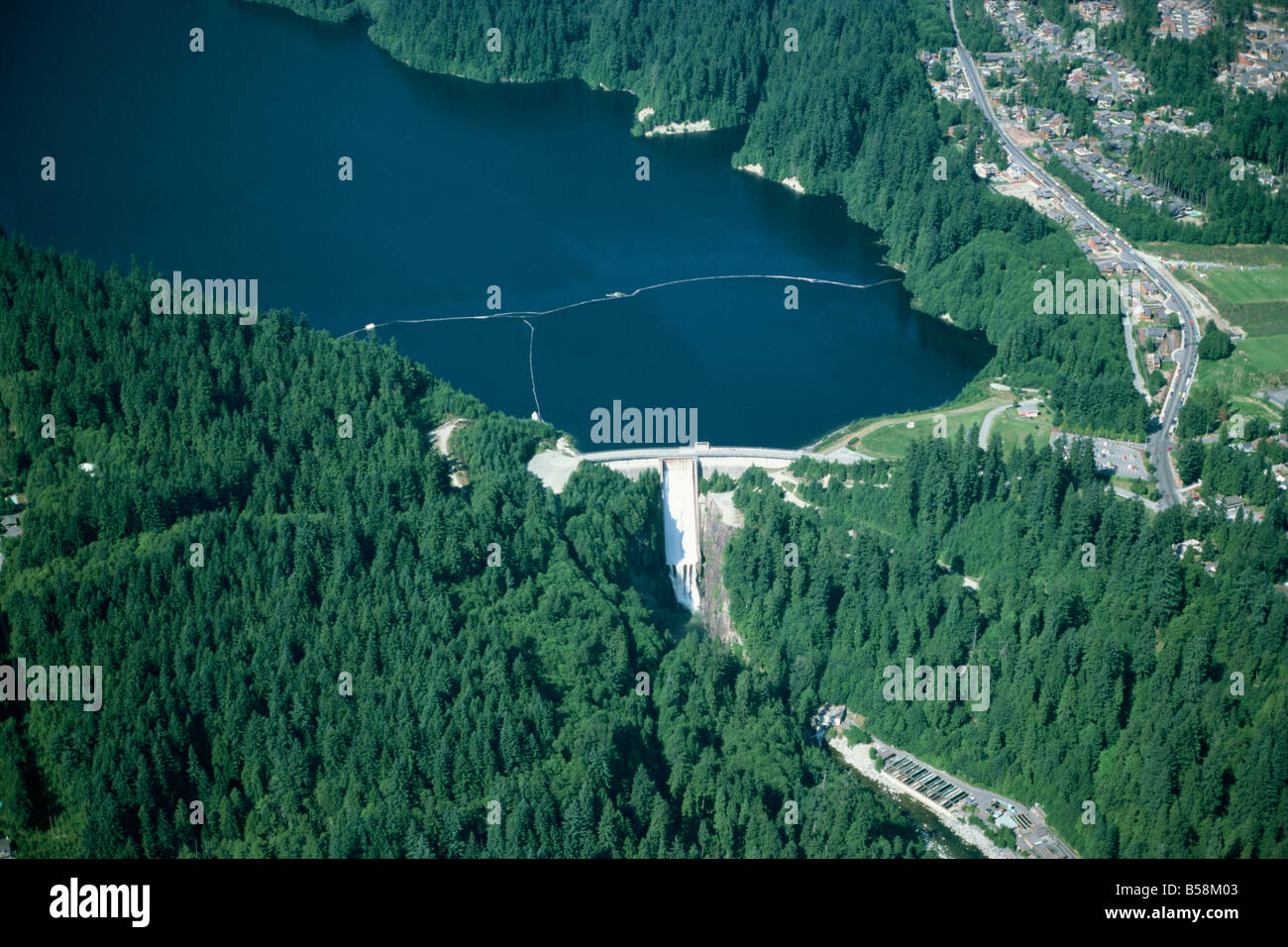 Cleveland Dam Capilano River Vancouver British Columbia Canada North ...