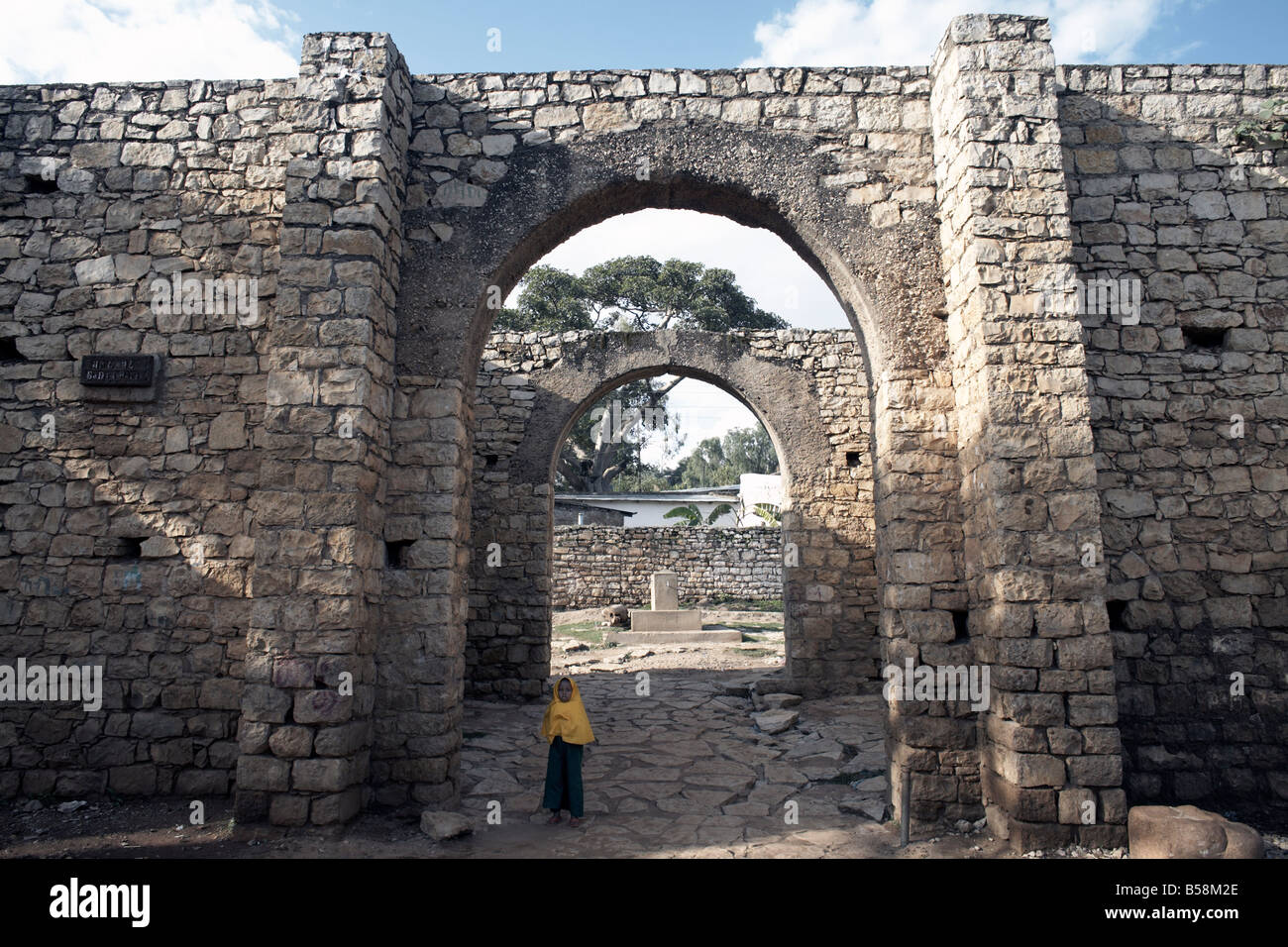 The Buda gate, one of six gates leading into the ancient walled city of ...