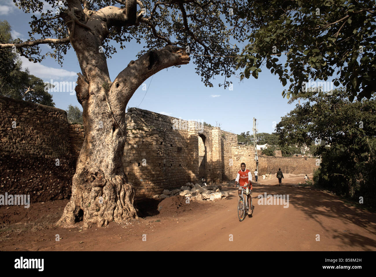 The Buda gate, one of six gates leading into the ancient walled city of ...