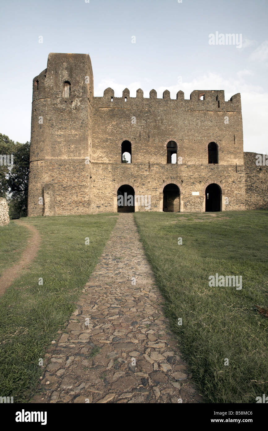 The Palace of Iyasu I, inside the the Royal Enclosure, Fasil Ghebbi ...