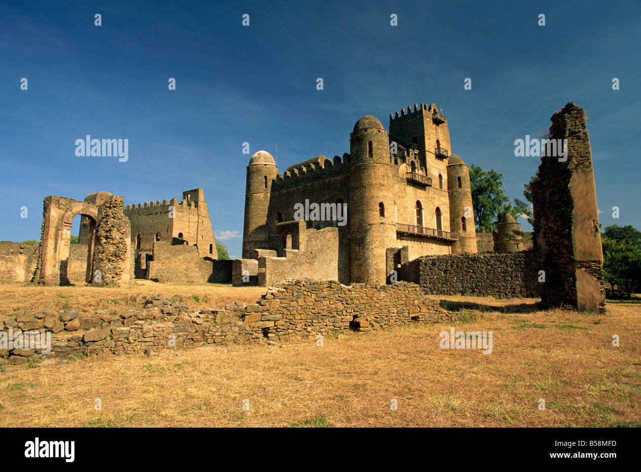 The Royal Enclosure of Fasil s Castle Gondar Ethiopia Africa J Bayne ...