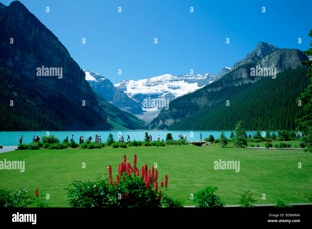 Lake Louise Banff National Park UNESCO World Heritage Site Alberta ...