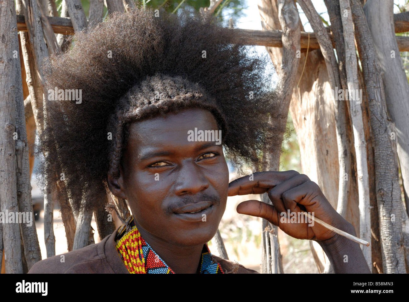 Man of the Caro tribe, Turmi, Ethiopia, Africa Stock Photo - Alamy