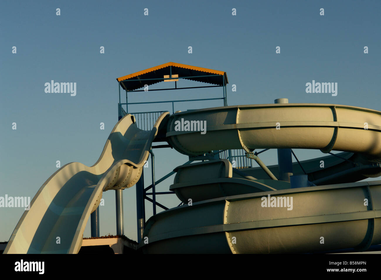 Children Water Slide Splash Stock Photos & Children Water Slide Splash ...