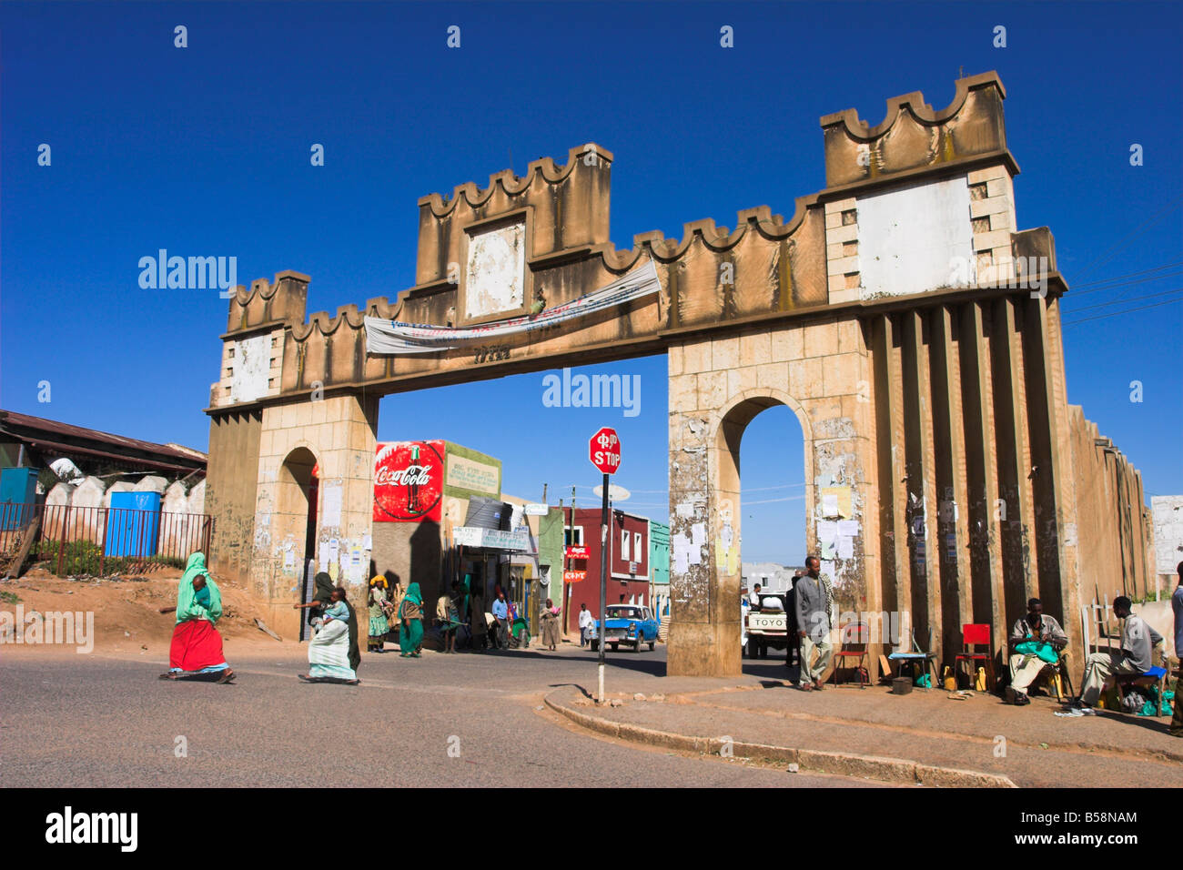 Harar Gate or Duke's Gate named after the first Duke of Harar, Ras ...