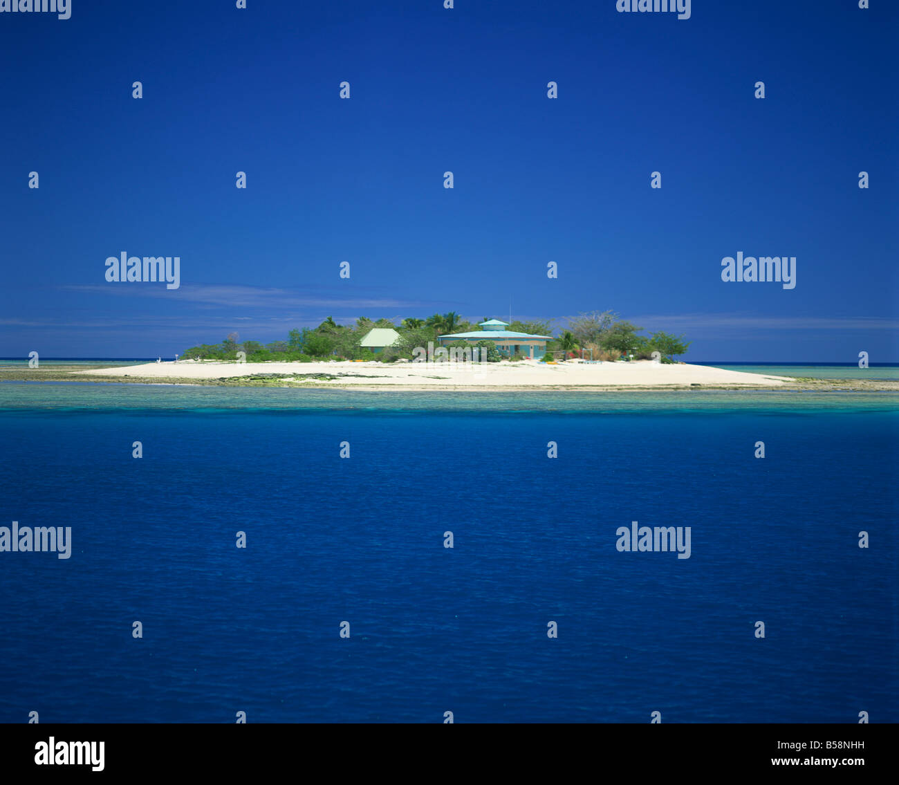 Tiny Island Nadi Bay Viti Levu Fiji Pacific Islands Pacific Stock Photo ...