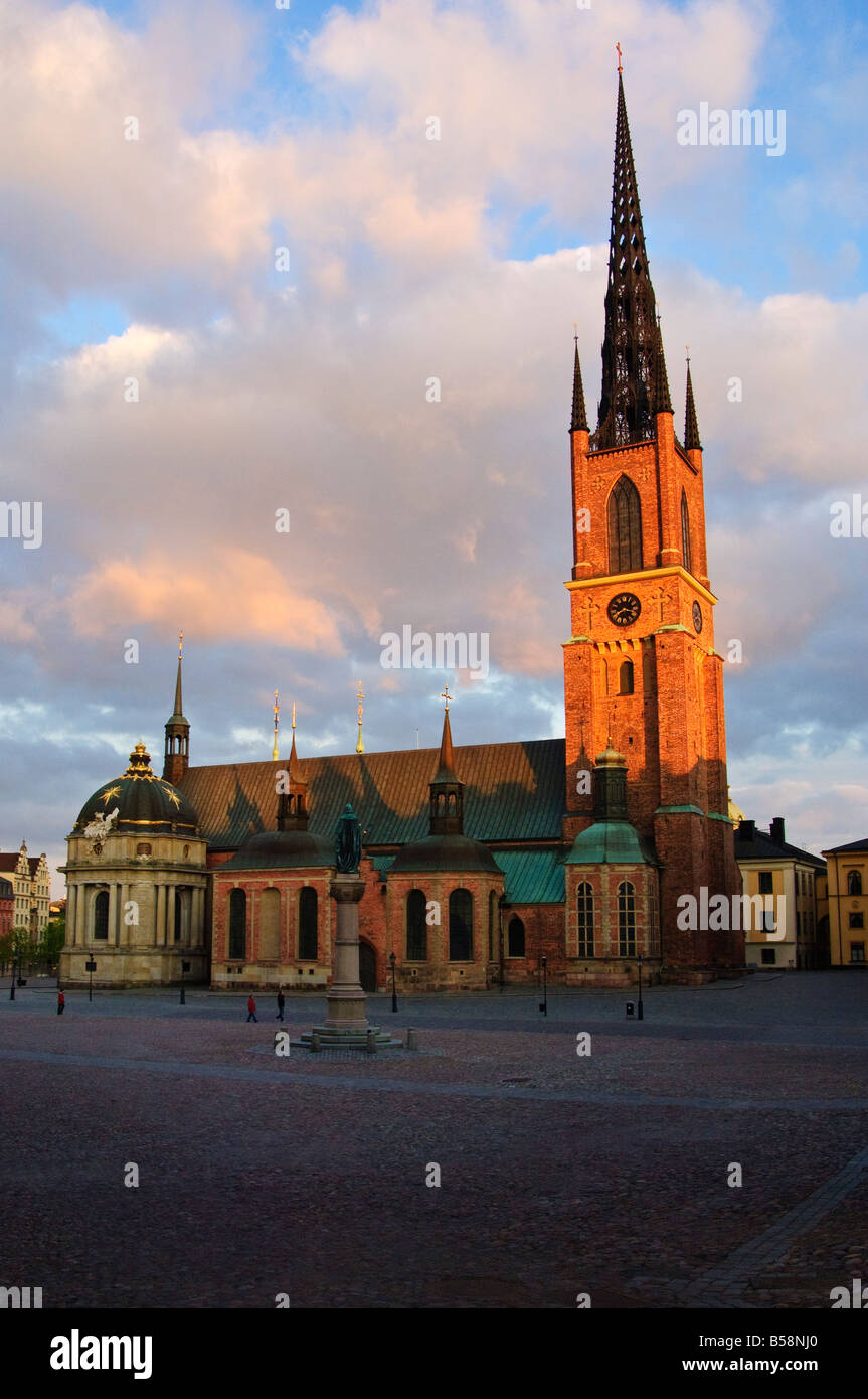 Riddarholmskyrkan a church on Riddarholmen island Stockholm Sweden ...