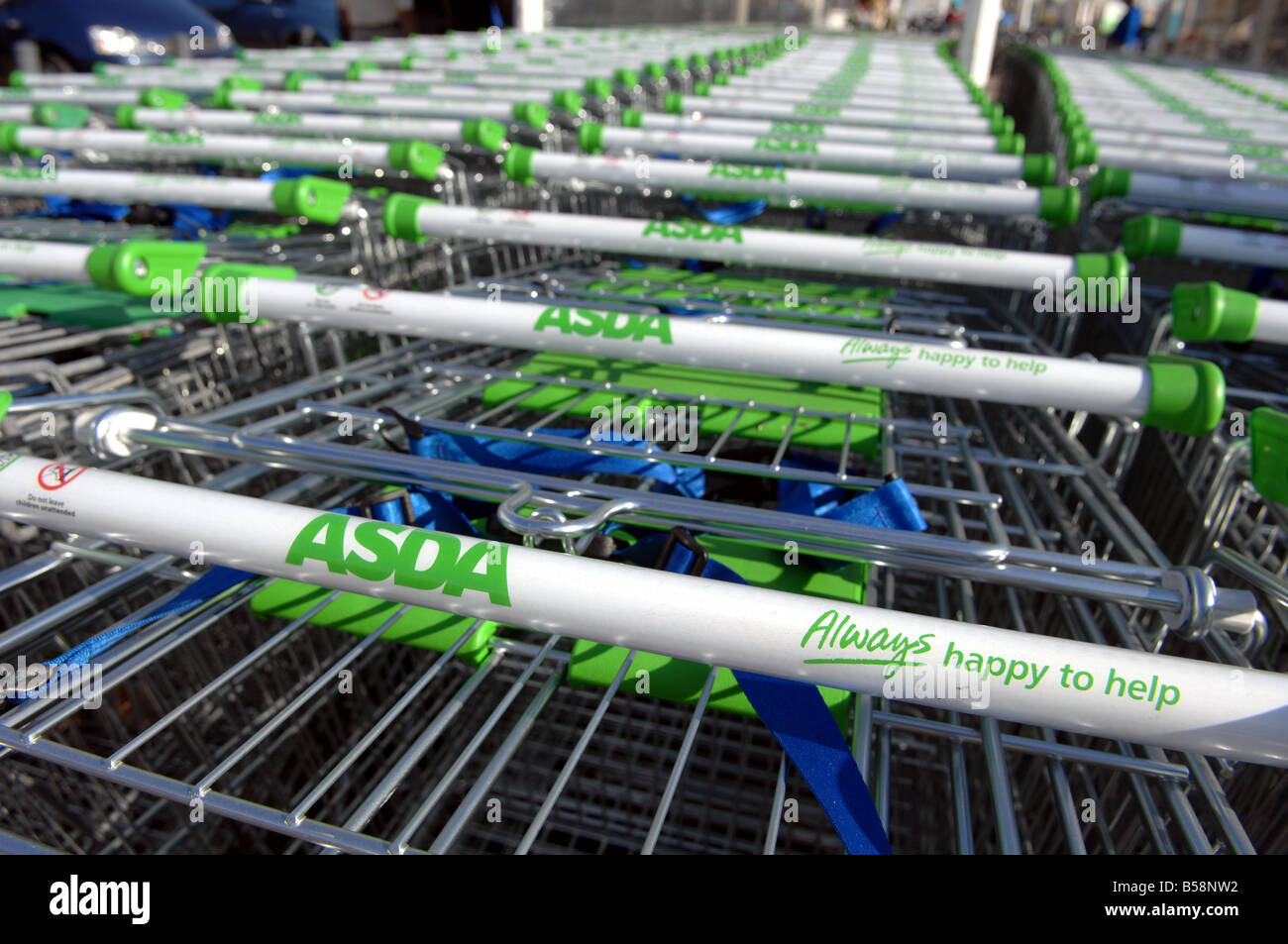 Shopping Trolley Uk Asda High Resolution Stock Photography and Images ...
